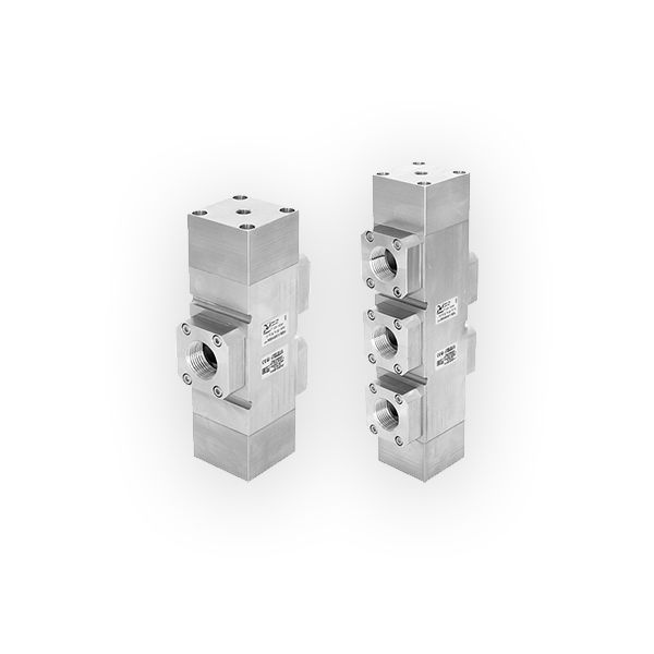 Electroválvula de control directo - Steel line series - PNEUMAX - de 5 vías / aire / para gas ...