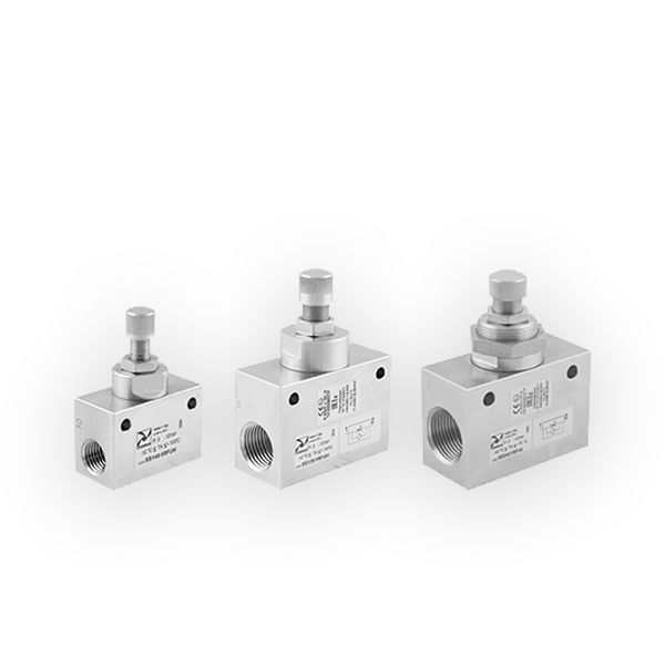 Regulador de caudal para aire - Steel line series - PNEUMAX - para gas / de acero inoxidable / ATEX