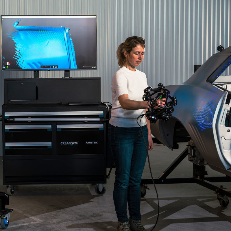 Escáner 3D - MetraSCAN BLACK+ - Creaform - para la inspección / para control de calidad / para CMM