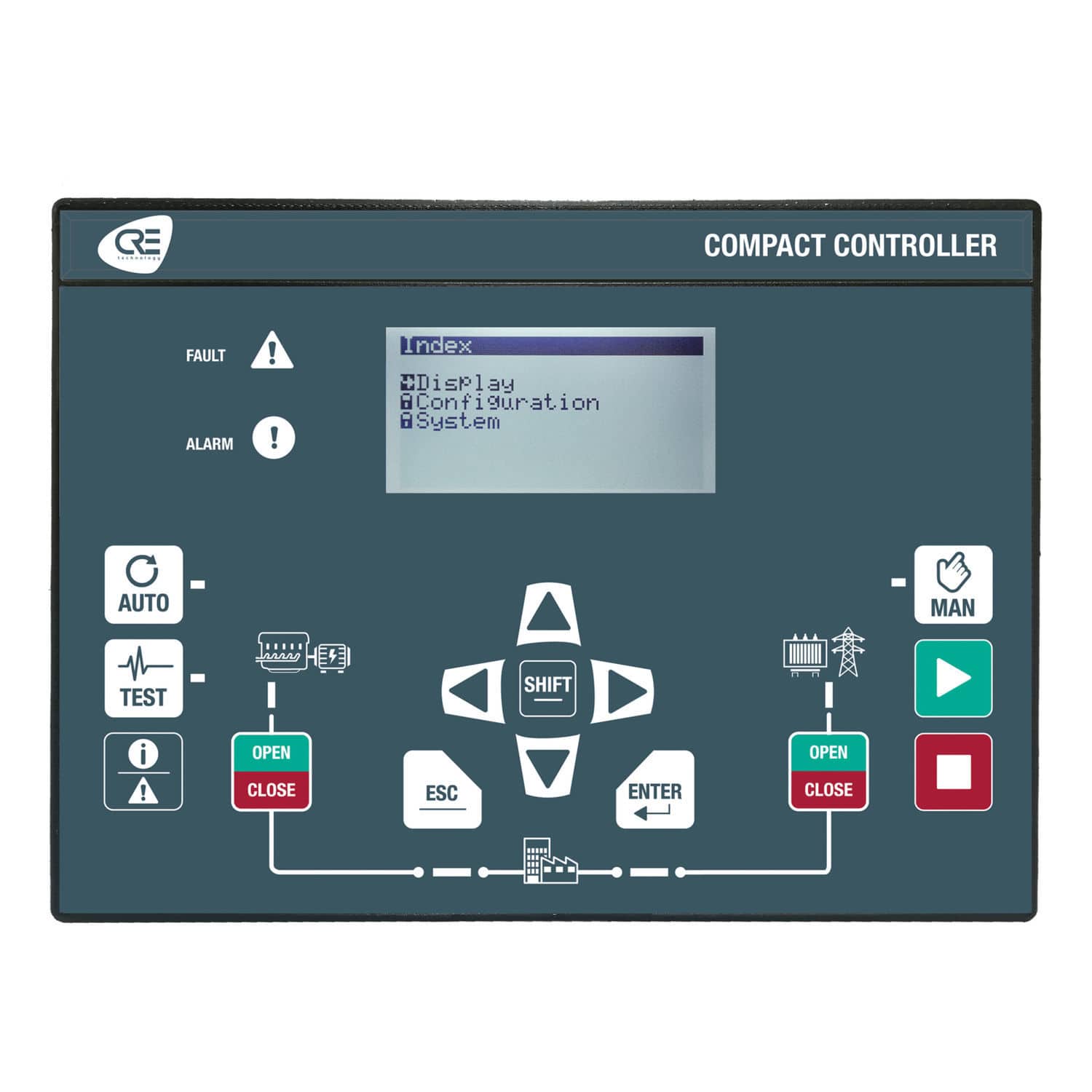 Controlador para grupo electrógeno automático - AMF COMPACT - CRE ...