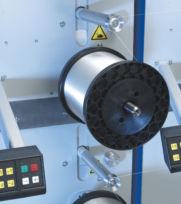 Enrolladora de hilado textil - SAHM 700XE - Georg Sahm - de cinta ...