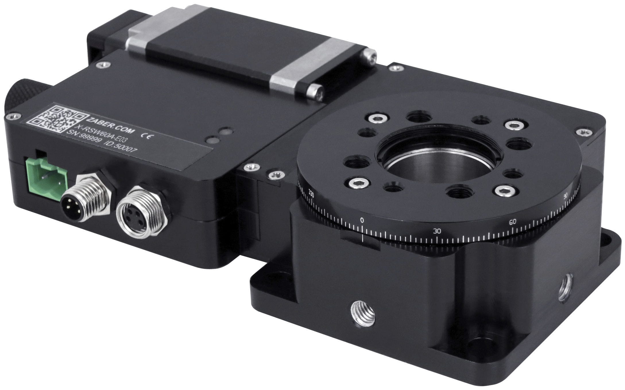 Mesa rotativa por motor paso a paso - X-RSW-E series - Zaber ...