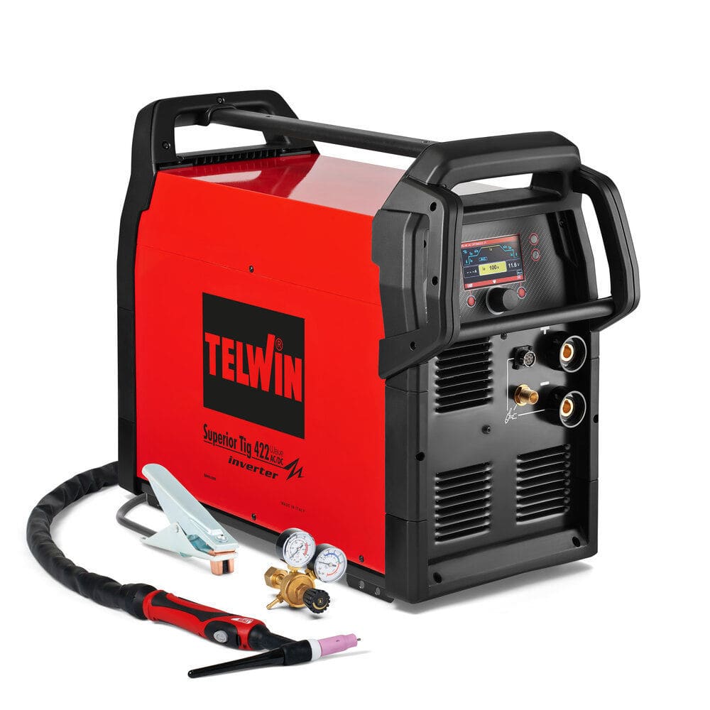Máquina de soldar TIG - SUPERIOR TIG 422 WAVE AC/DC + ACC - TELWIN - por arco / de impulso / MMA