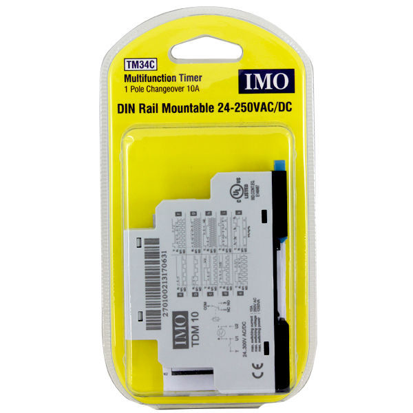 Temporizador multifunción - TM34C - IMO Precision Controls Limited - en riel DIN