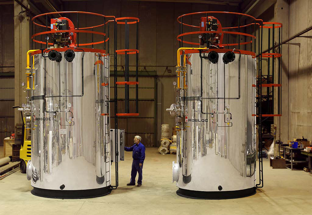 Caldera de fluido térmico - GFT series - Pirobloc - de fuel / de gas ...