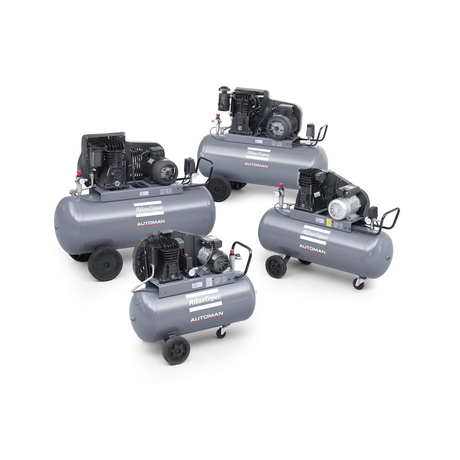 Compresor de pistón - Automan - Atlas Copco Compressors - de aire / con ...