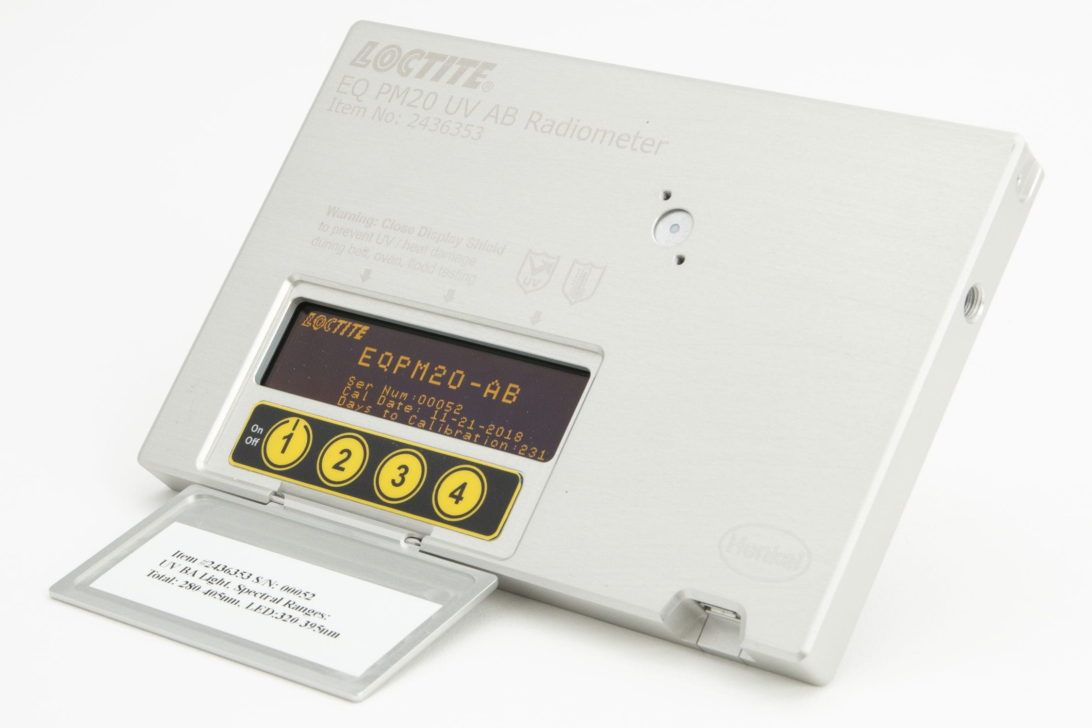 Radiómetro UV - EQ PM20 - Henkel LOCTITE