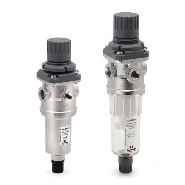 Filtro regulador de aire - N series - CAMOZZI AUTOMATION - de membrana ...