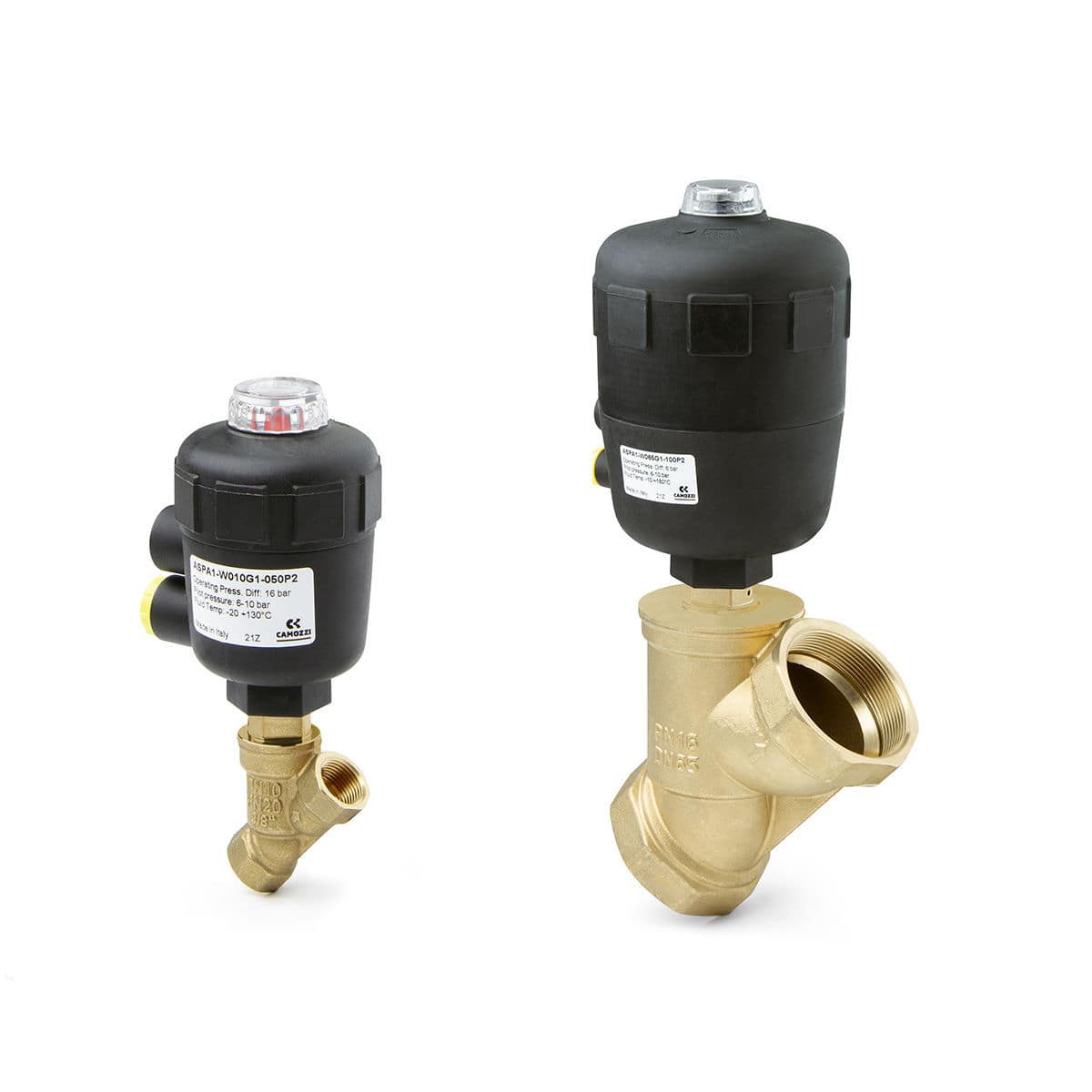 Válvula de pistón - ASP series - CAMOZZI AUTOMATION - con control ...