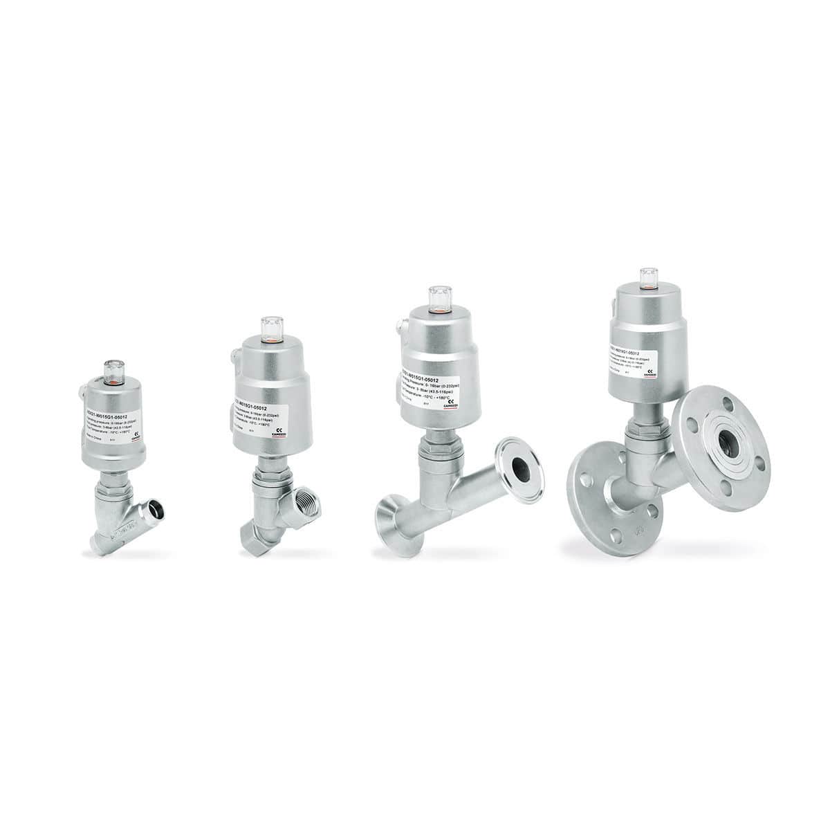 Válvula de pistón - ASX series - CAMOZZI AUTOMATION - neumática / de ...