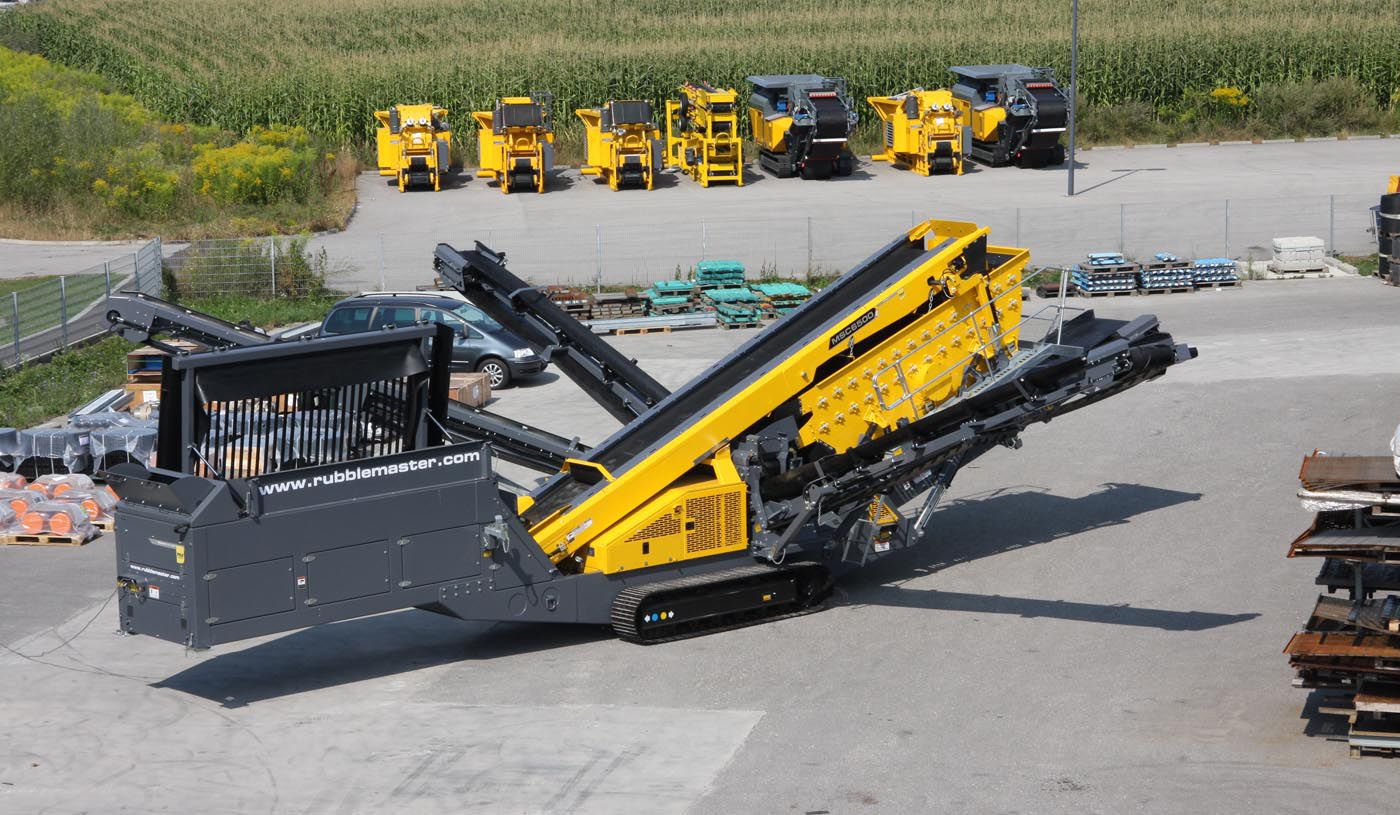 Criba para la industria - RM MSC8500M-2D / 3D - RUBBLE MASTER HMH ...