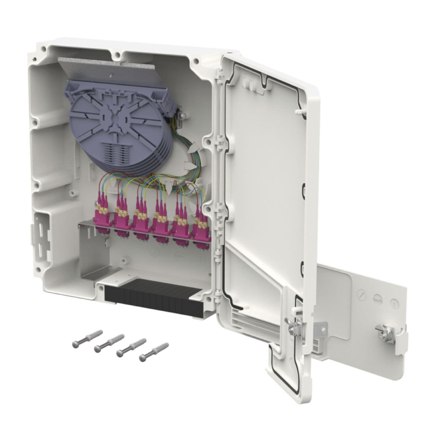 Repartidor de fibras ópticas - 15036C77512-E - METZ CONNECT - IP54