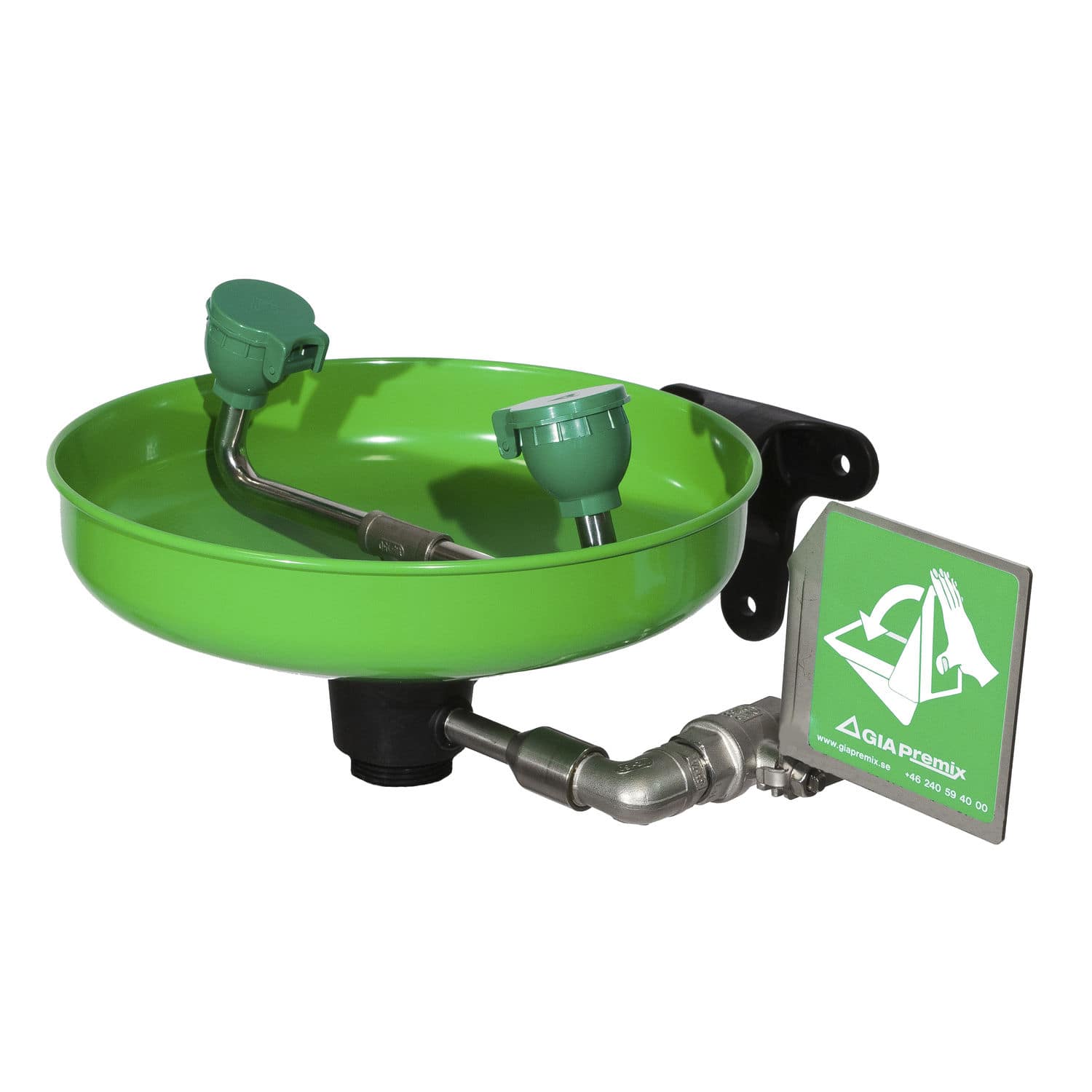 Lavaojos de pared - 792 3643 - GIA Premix AB - de plástico / de acero ...