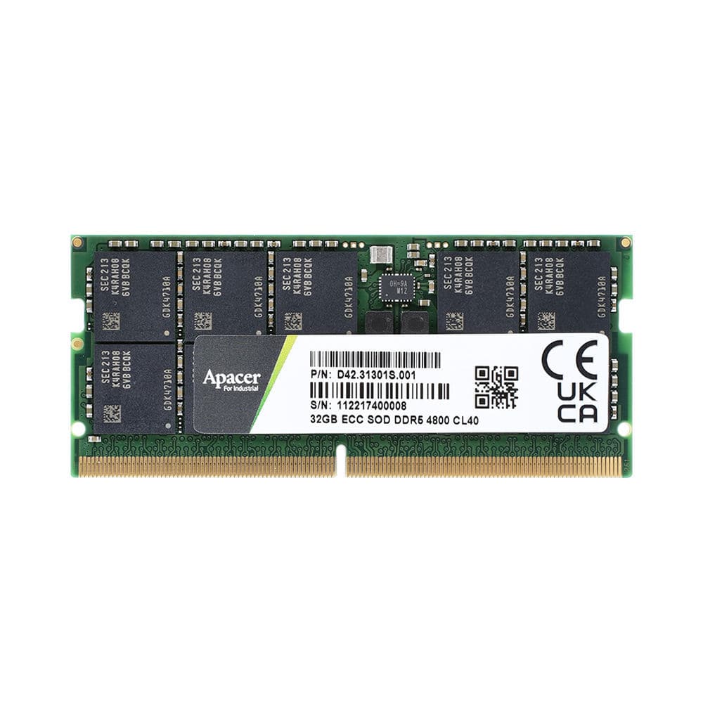 Módulo de memoria SO-DIMM - Apacer Technology B.V. - DRAM / DDR5 / ECC