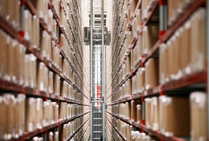 Transelevador automático - QUICKSTORE - VANDERLANDE - para almacén / mini / para sistema de ...