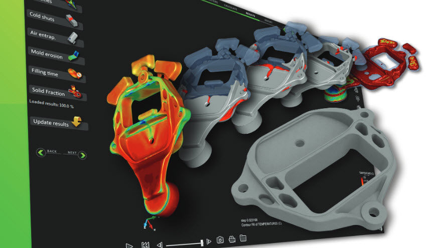 Software de simulación - solidThinking Click2Cast - ALTAIR - de proceso