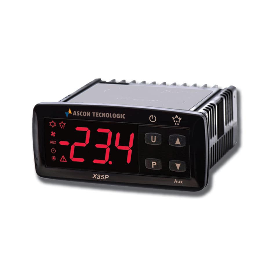 Controlador de temperatura para sistema frigorífico - X35P - ASCON TECNOLOGIC - con pantalla LED ...
