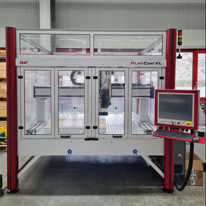 Fresadora CNC 3 ejes - FLATCOM XL 142/162 - isel Germany - vertical / de pórtico