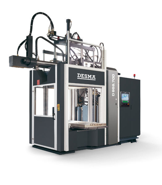 Máquina de inyección vertical / hidráulica / para elastómeros ...