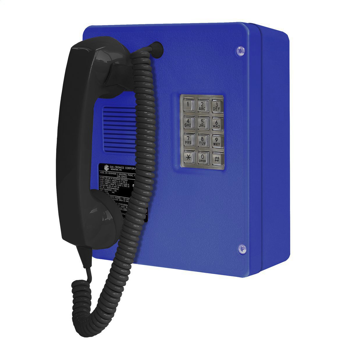 Teléfono analógico - 341-001 - GAI-TRONICS - de pared / de exterior