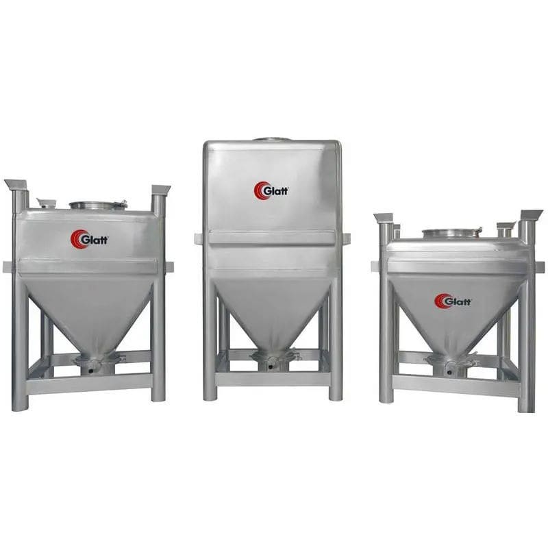 Contenedor IBC de acero inoxidable - Glatt Ingenieurtechnik GmbH - para ...