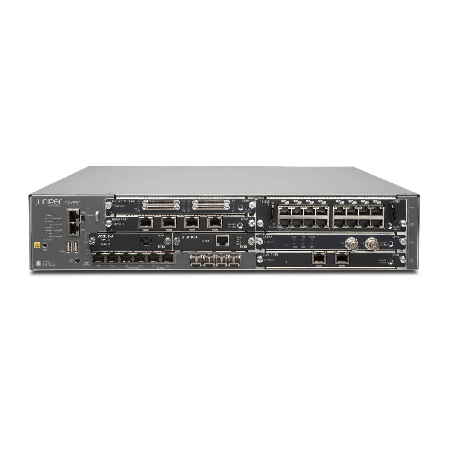 Firewall en bastidor - SRX550 series - Juniper Networks - industrial