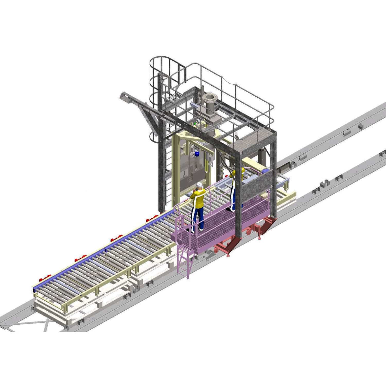 Estación de vaciado de big-bag móvil - IBC-MB - Webster Griffin Ltd