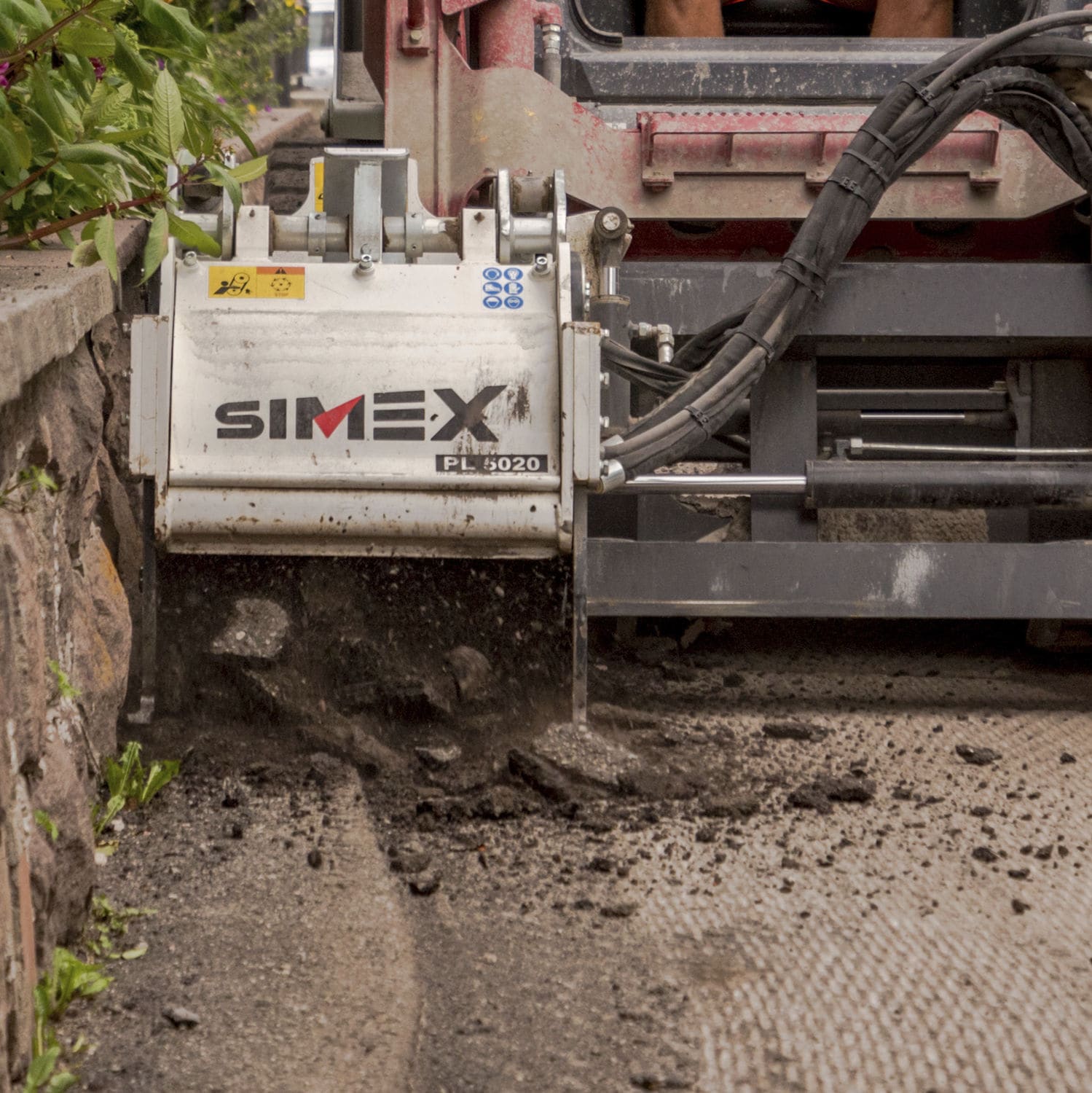 Fresadora en frío para minicargadora compacta - PL 50.20 - Simex S.r.l ...