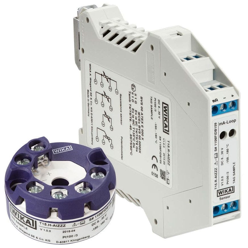 Transmisor de temperatura digital - T15 - WIKA Alexander Wiegand SE & Co. KG - en cabeza de ...