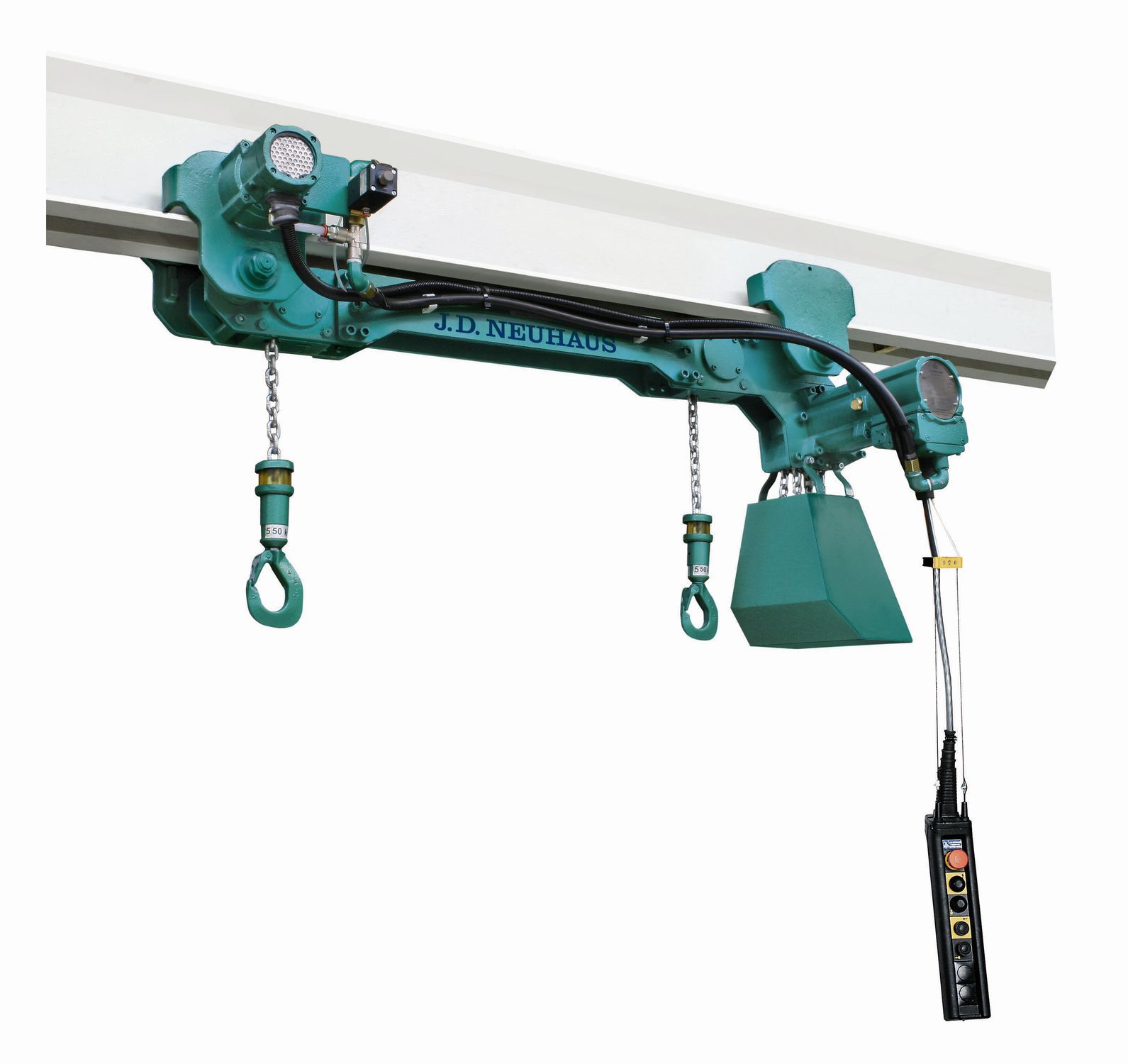 Polipasto de cadena neumático - BBH - J.D. Neuhaus - antideflagrante ...