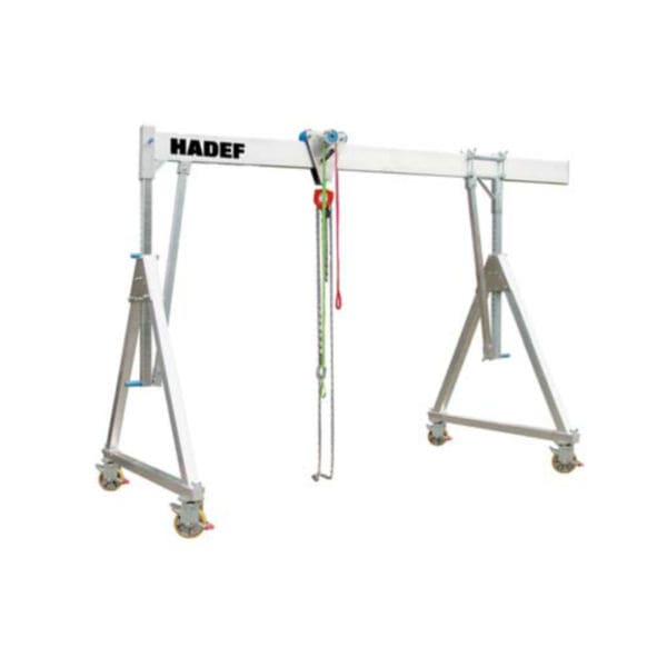 Pórtico con ruedas - 700 - HADEF - para taller / con altura regulable