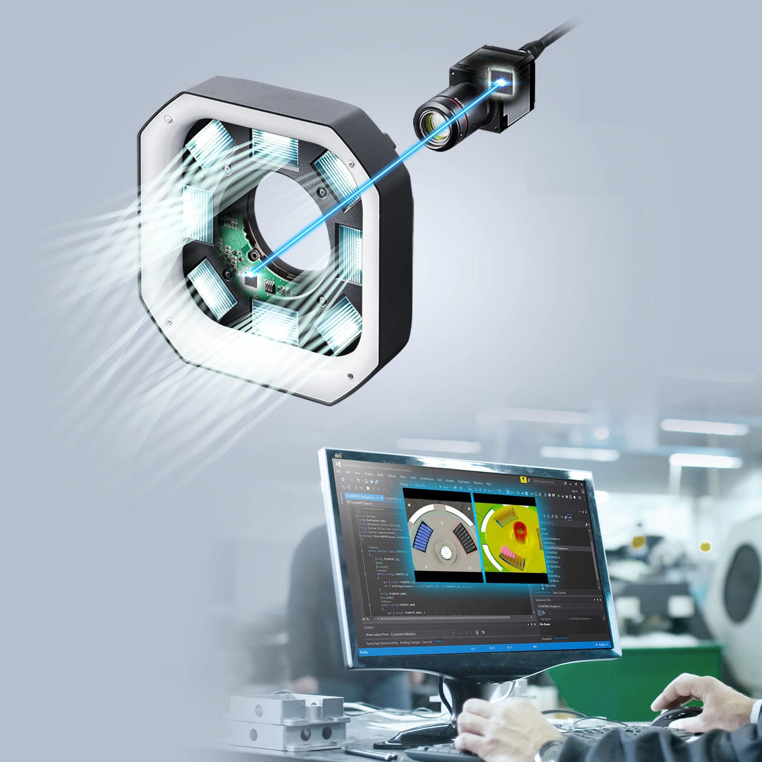 Cámara GigE - VJ Series - KEYENCE - para la visión industrial / digital ...