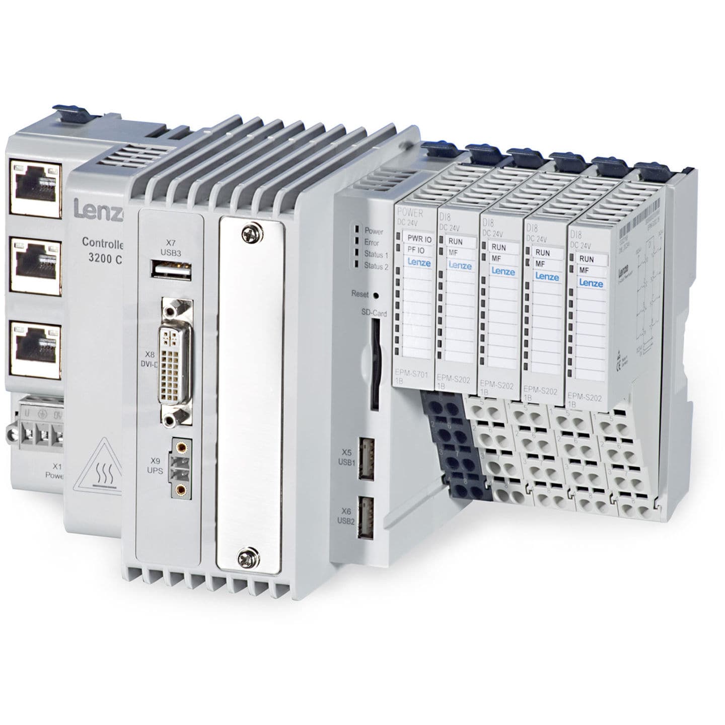 Controlador de movimiento multieje - 3200 C - Lenze SE - monofásico / EtherCAT / RS-485