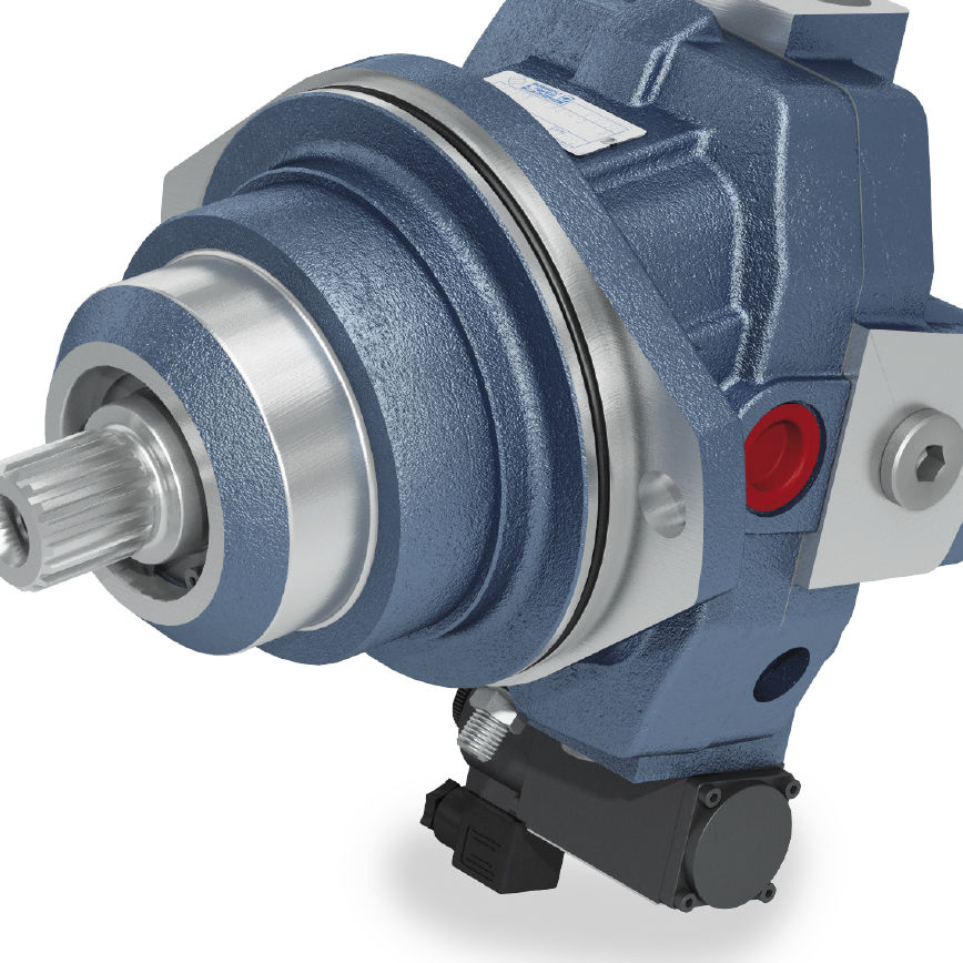 Motor hidráulico de pistón axial - BONDIOLI & PAVESI - de cilindrada ...