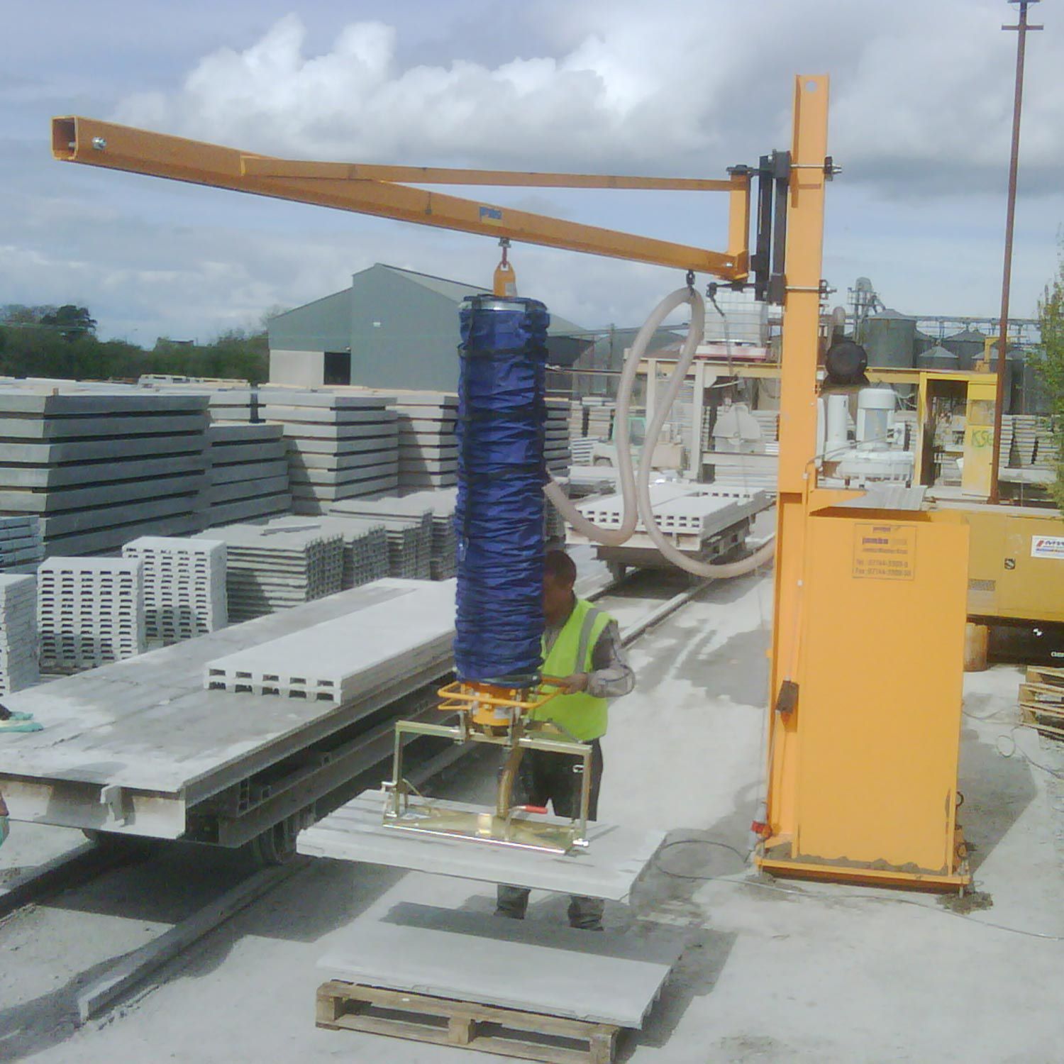 Grúa pluma de columna - JWK series - Probst GmbH - móvil / de elevación ...