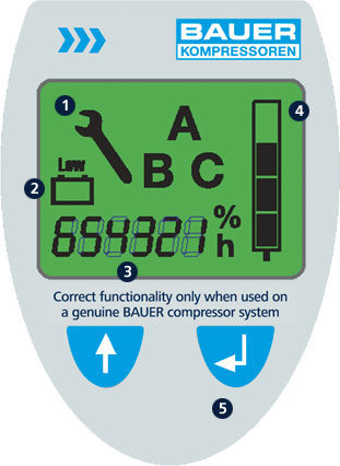 Sistema de control de vigilancia - B-TIMER - BAUER KOMPRESSOREN GmbH - digital / para filtro