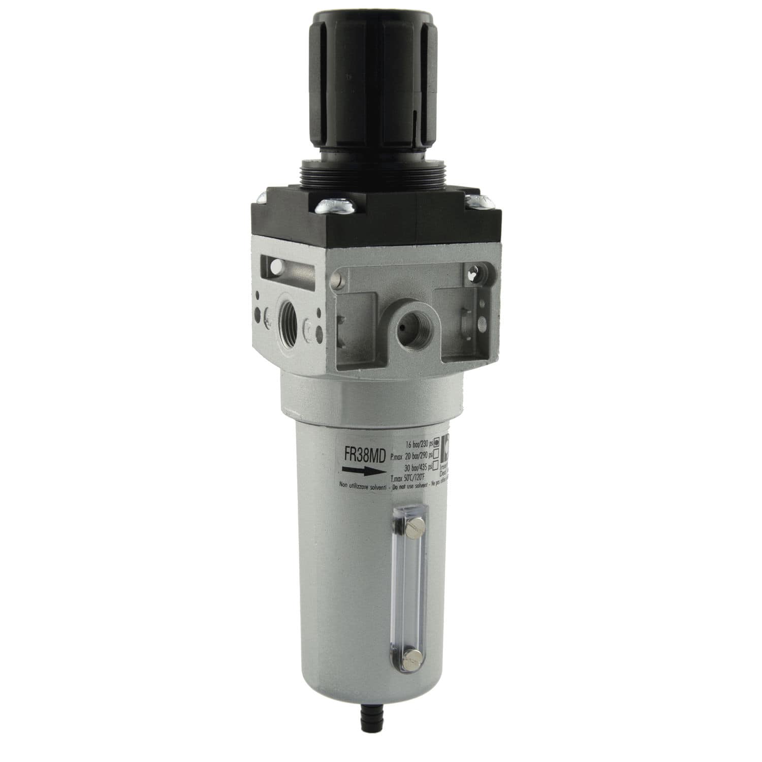 Filtro regulador de aire comprimido - 412 - IDINSERTDEAL - de gas / de cartucho / aluminio