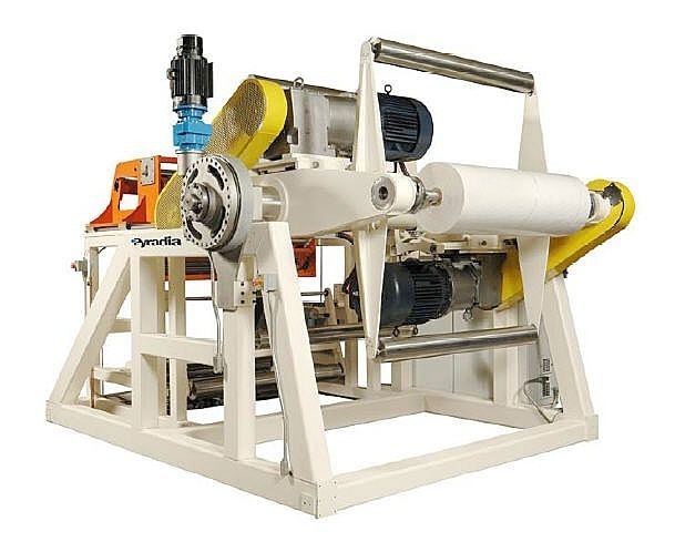 Enrolladora de film - TREW series - Pyradia - para línea de extrusión