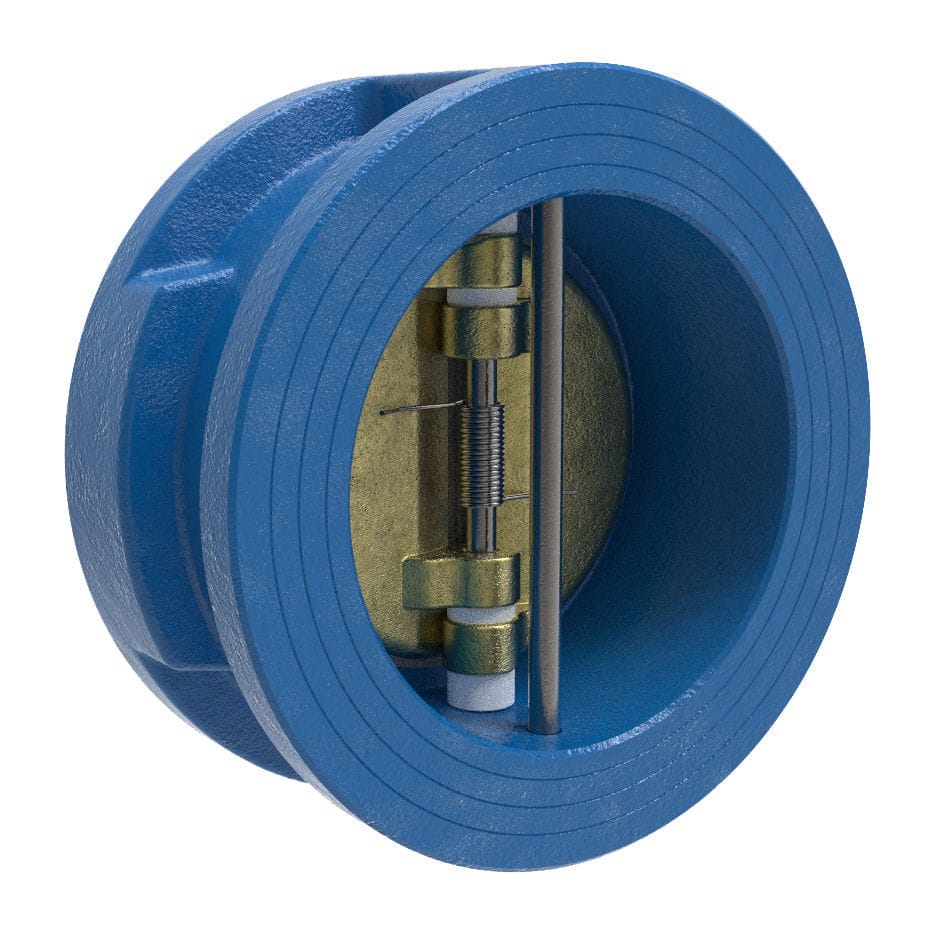 Válvula de retención de clapeta - BV40 - Belven nv - con brida / de muelle