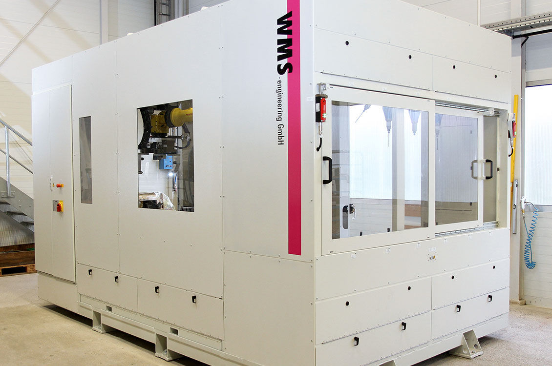 Célula robotizada de desbastado - W100 - WMS-engineering Werkzeuge-Maschinen-Systeme GmbH