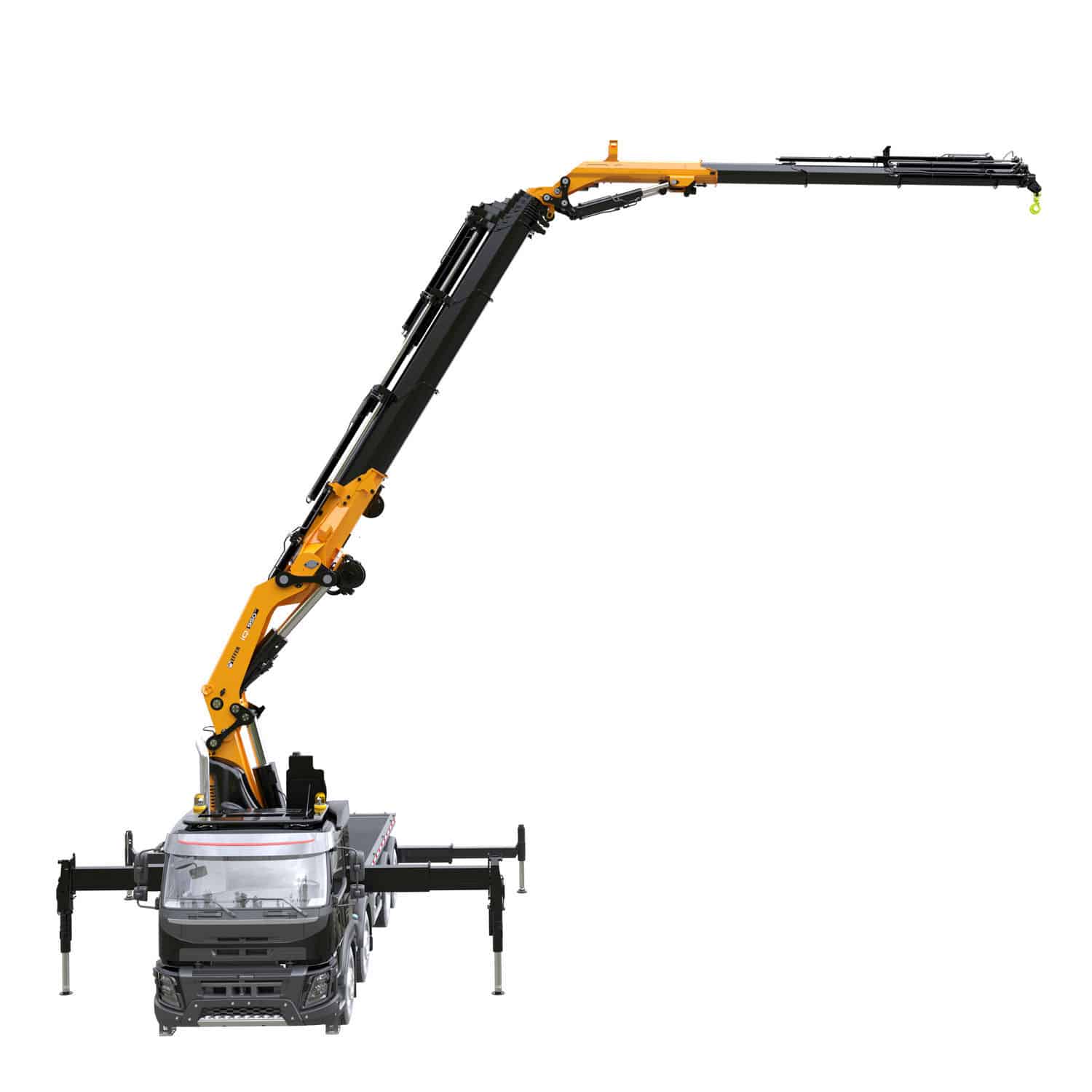 Grúa montada sobre camión - iQ.950 HP - Effer S.p.a - telescópica / de ...