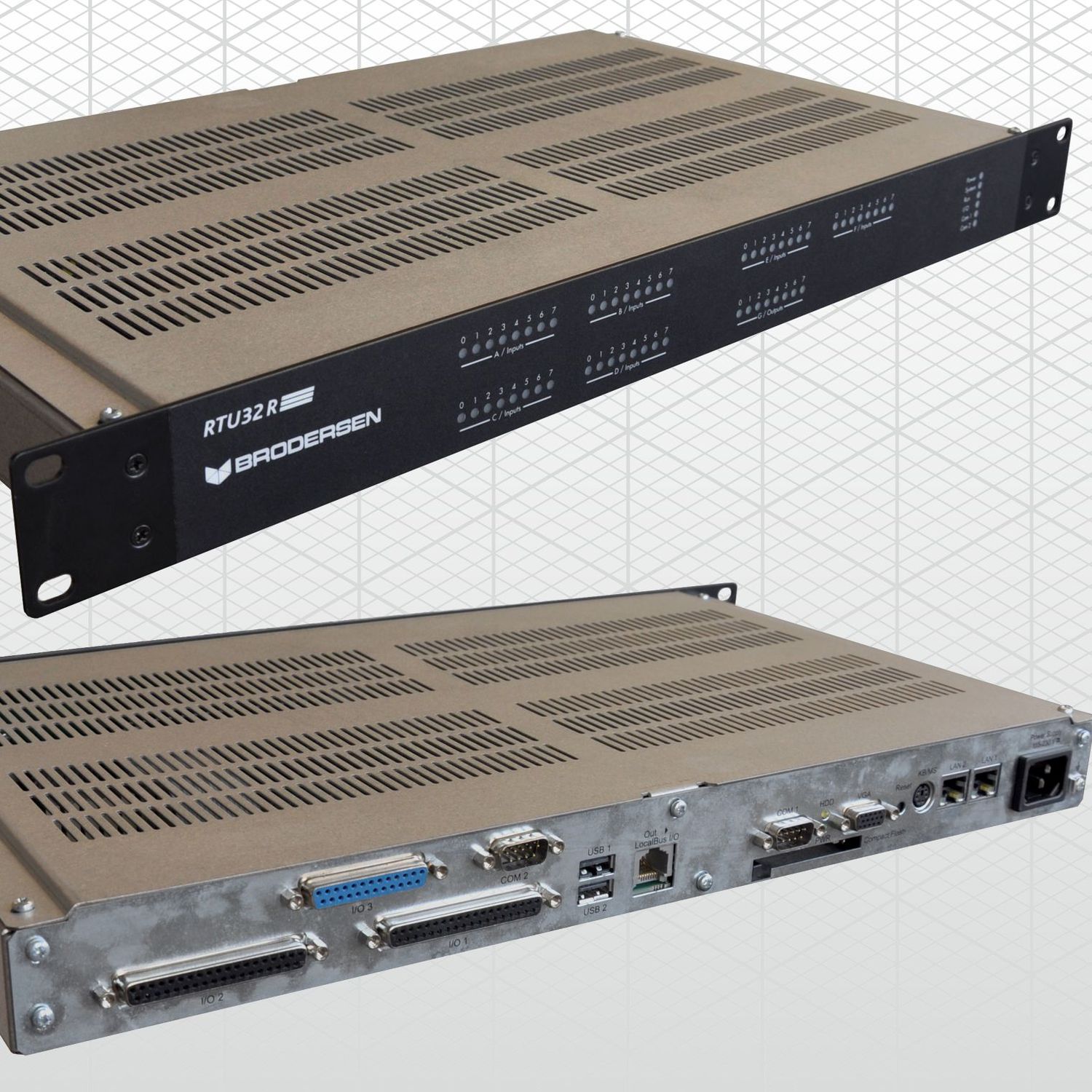 RTU modular - RTU32R - Brodersen Systems - Ethernet / RS-232 / RS-485
