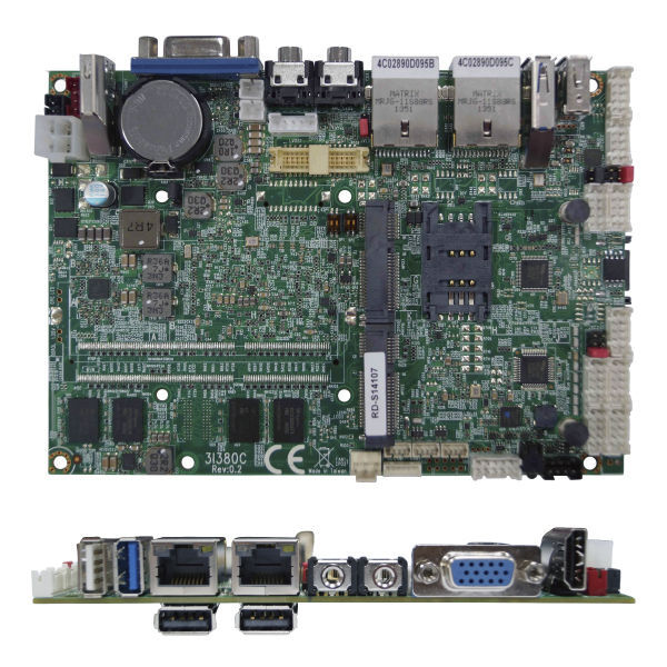 Ordenador monotarjeta 3,5" - 3I380A/CW - LEX COMPUTECH - Intel® Atom E3825 / Mini PCI / USB 2.0