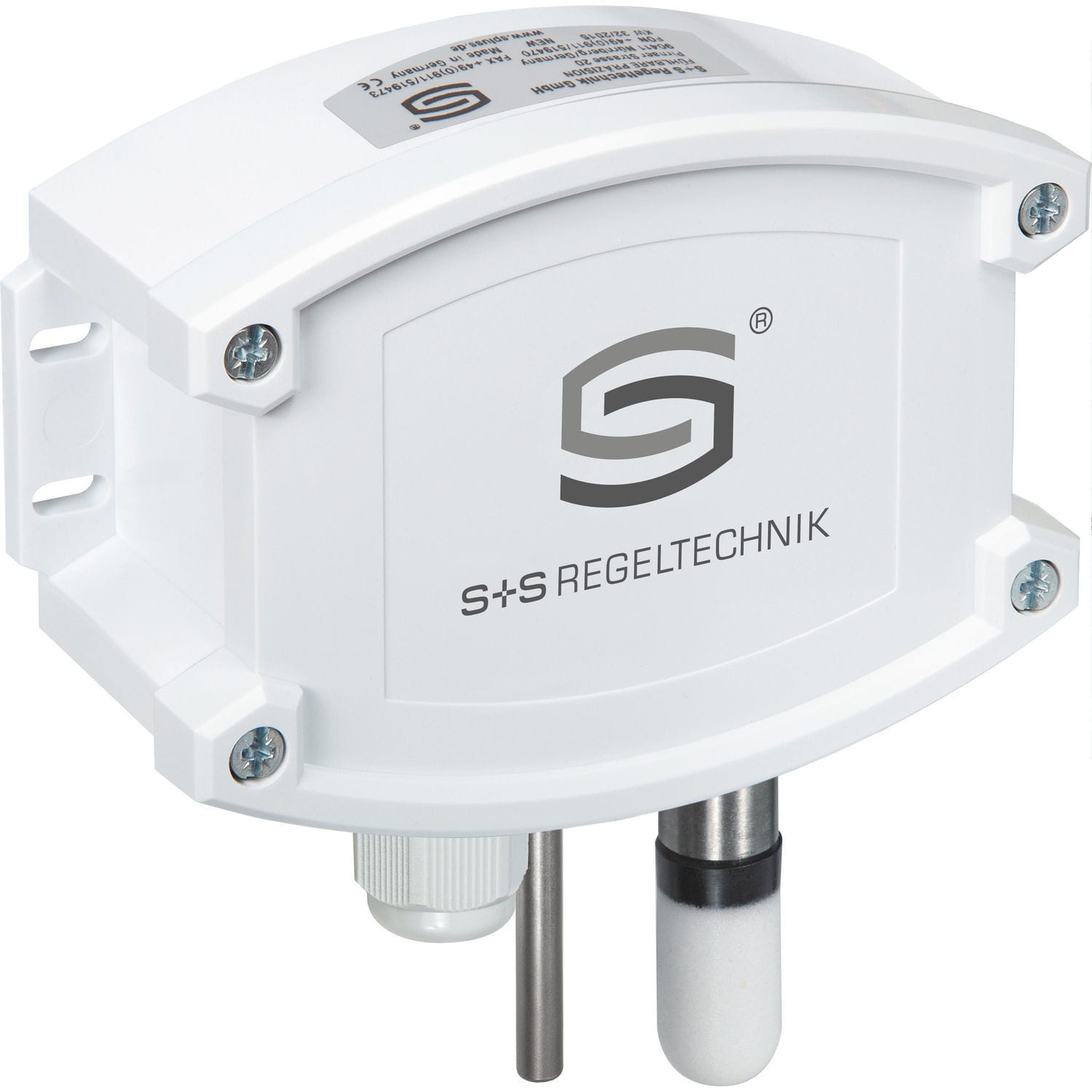 Sensor de temperatura y de humedad de pared - AFTF-35-I/W LCD - S+S Regeltechnik - relativa ...