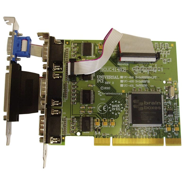 Tarjeta de interfaz PCI - UC-414 - Brainboxes - en serie / RS-232 / industrial
