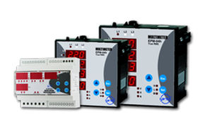 Multímetro digital - ENTES - montado en panel / industrial