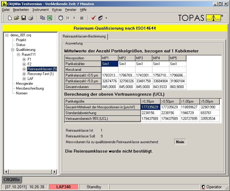 Software para informes - CRQWin - Topas GmbH - de adquisición de datos