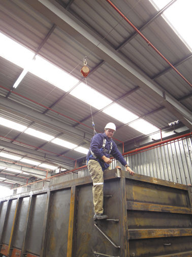 Línea de vida vertical - KeeLine - KEE SAFETY - suspendida