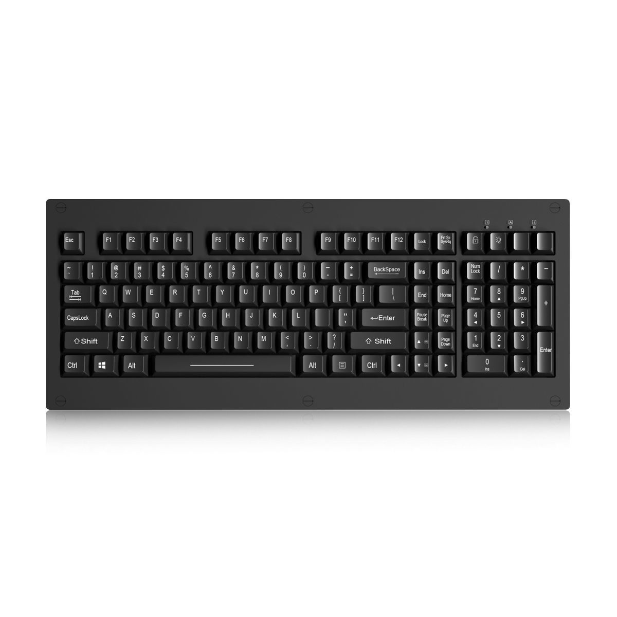 Teclado empotrable - K-TEK-M418KP-FN-BL-MA-NV-151B - Key Technology ...