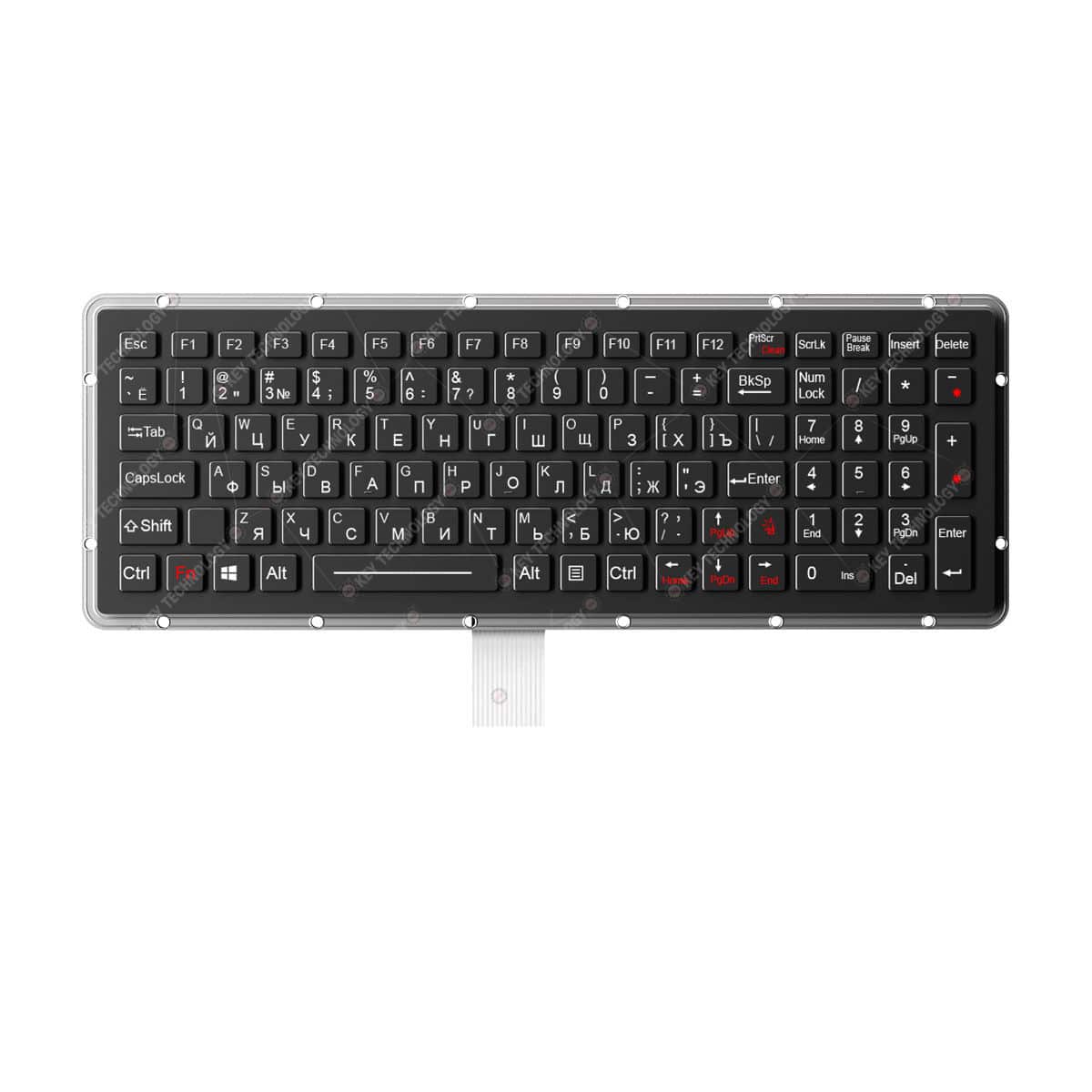 Teclado empotrable - K-TEK-M327KP-FN-BL-DM-DWP - Key Technology China ...